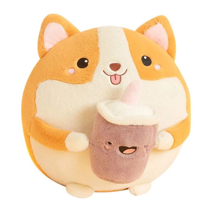 Peluche Corgi, Boba, peluche Bubble Tea, (30 cm) - Cdiscount Jeux - Jouets