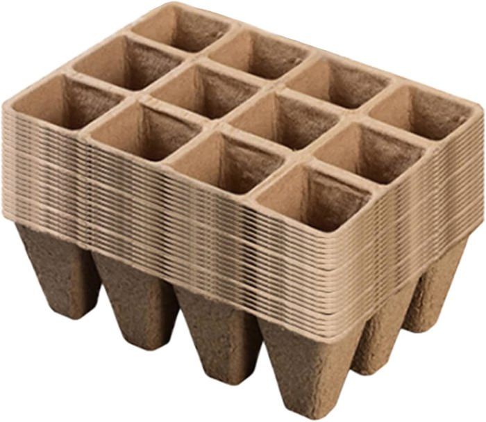 Lot de 240 seaux de semis biodégradables, pots de culture ...