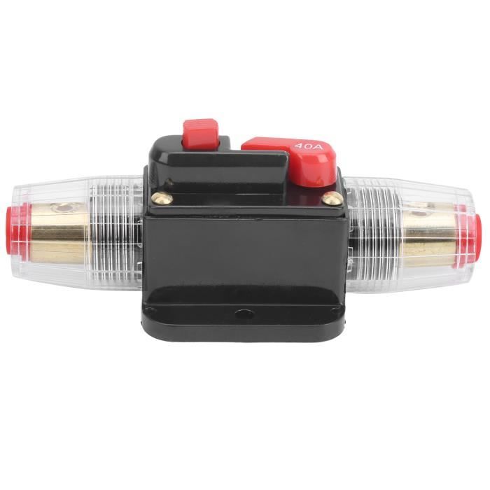 Ashata Fuse Holder Switch, Circuit Breaker Reset Fuse 12V 24V Dc ...