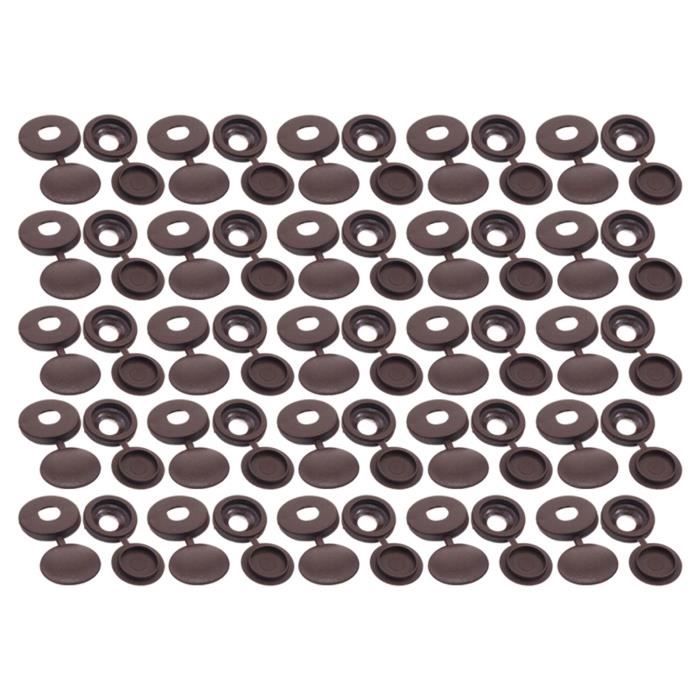 Lot de 100 cache-vis de protection, capuchons de vis de qualité ...