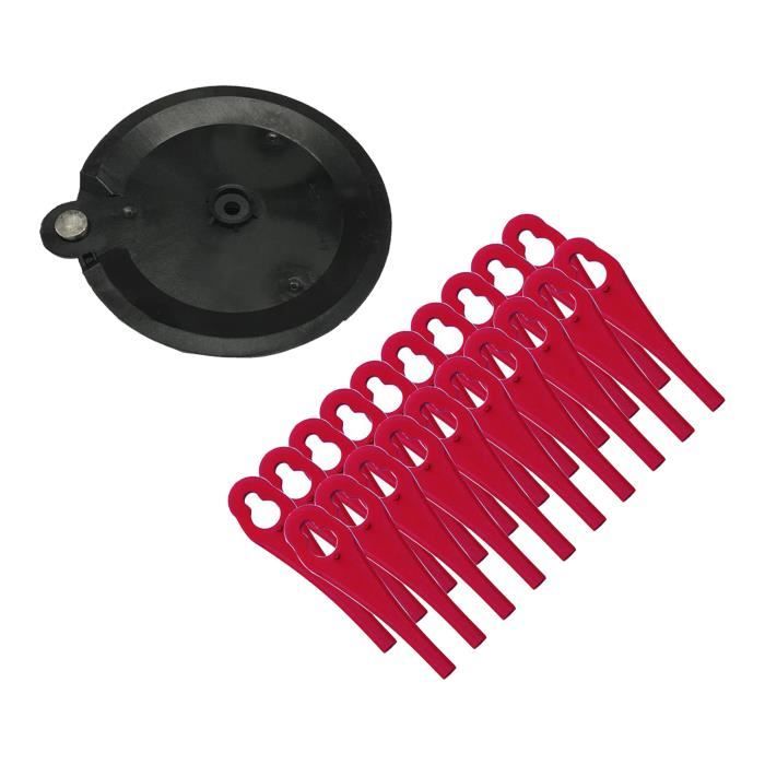 20 Couteau en plastique avec disque de coupe pour tondeuse à gazon à ... 20 Couteau en plastique avec disque de coupe pour tondeuse à gazon à ...