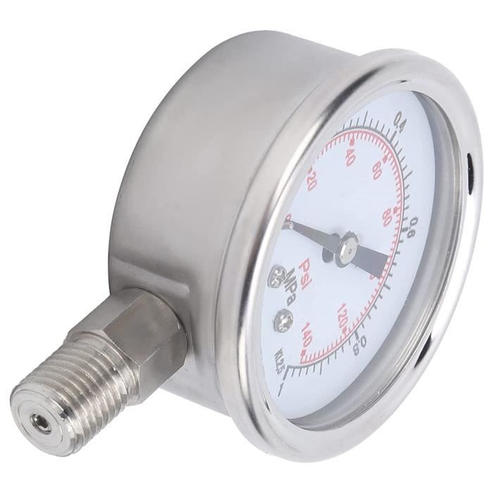 Compteur De Pression 0‑1.0Mpa, Jauge De Pression 2 Échelle Pour Voiture ...