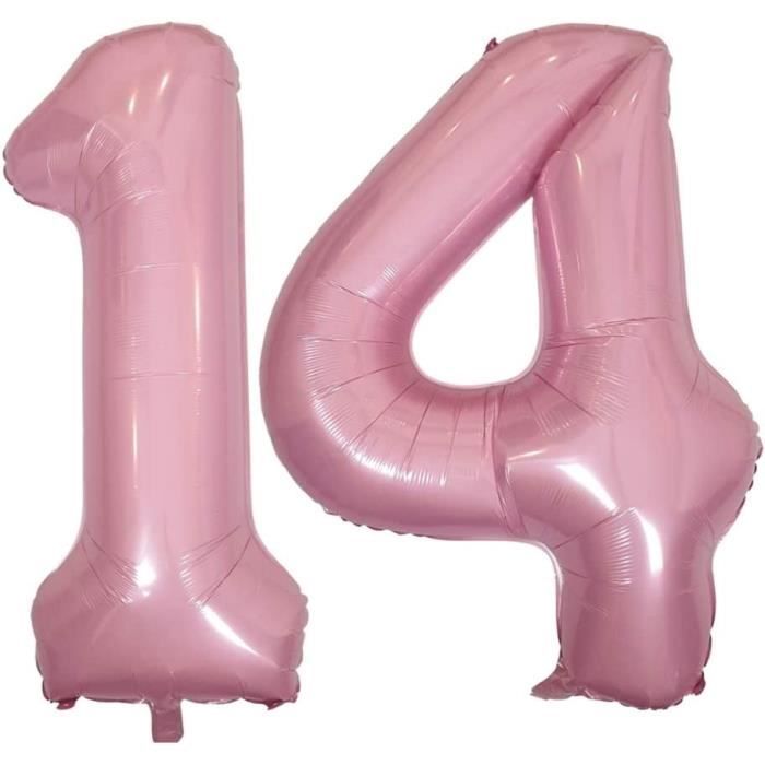 Ballon 20 Ans Rose Xxl - Ballon Anniversaire 20 Ans Decoration, Ballon ...