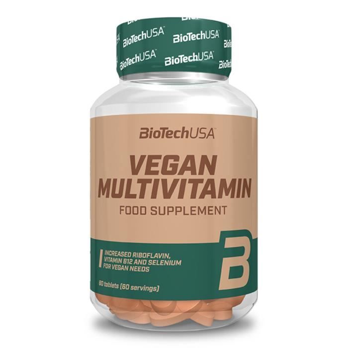 Multivitamines BioTech USA - Vegan Multivitamin - 60 Comprimés ...