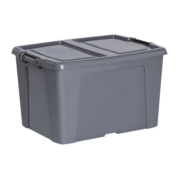 Boîte de rangement Strata Smart Box 65 litres - dim : H 34,5 x L 61 cm ...