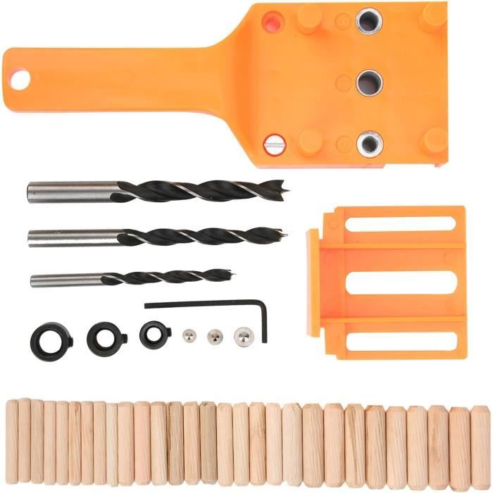 Guide Perceuse Trous Goujon Bois, Gabarit Tourillon Perçage Cheville ...