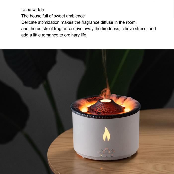 URB--Humidificateur / Diffuseur d'arôme de flamme Seajelly Anneau de ...