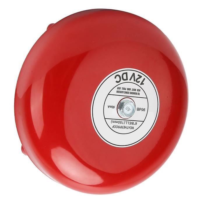 Garosa sonnette d'alarme de grève interne Cloche électrique de type ...