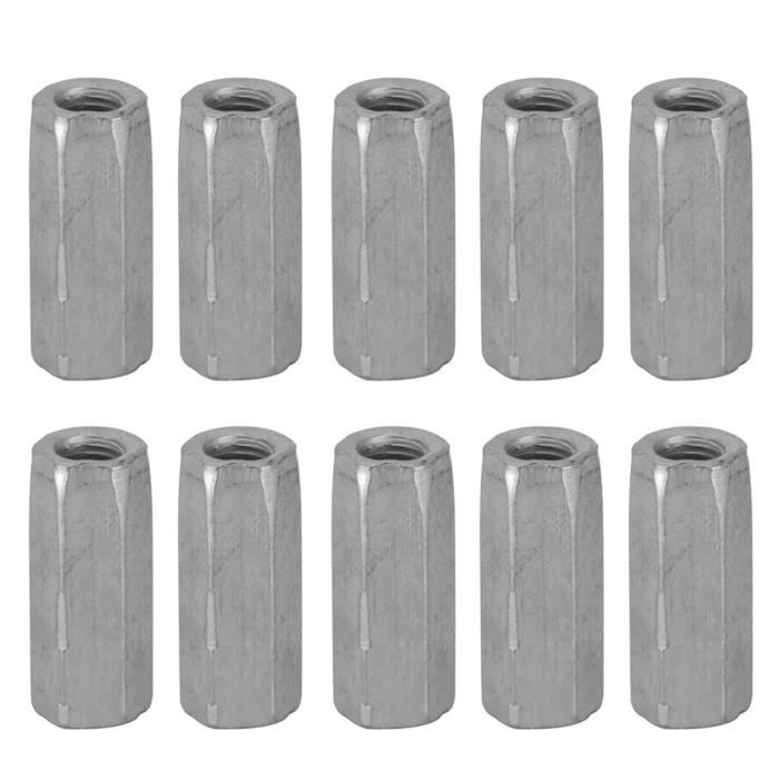 GOTOTOP Écrou à Douille Fileté 10pcs Écrou à Tige Longue Hexagonal ...