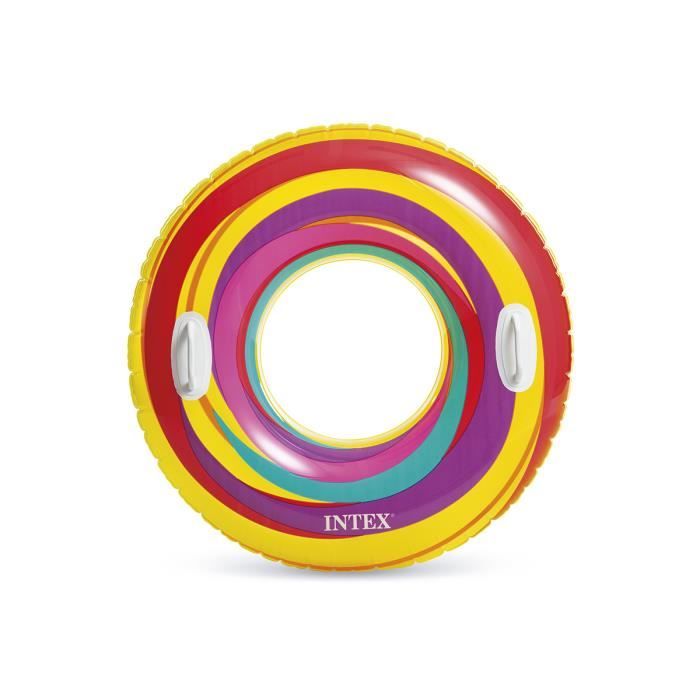 Bouée gonflable Spirale Jaune Ø 91 cm - Intex 91x91x10cm - Cdiscount ...