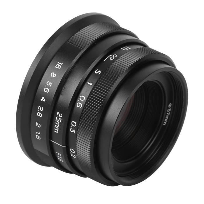 Lentille Focale Fixe Portrait - MINIFINKER - 25mm f1.8 - Monture M43 ...