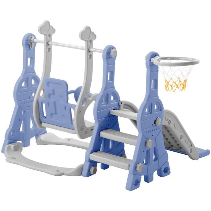 Fortuna Lai Toboggan pour Enfants,5 en 1,Avec Balançoire,Toboggan ... Fortuna Lai Toboggan pour Enfants,5 en 1,Avec Balançoire,Toboggan ...