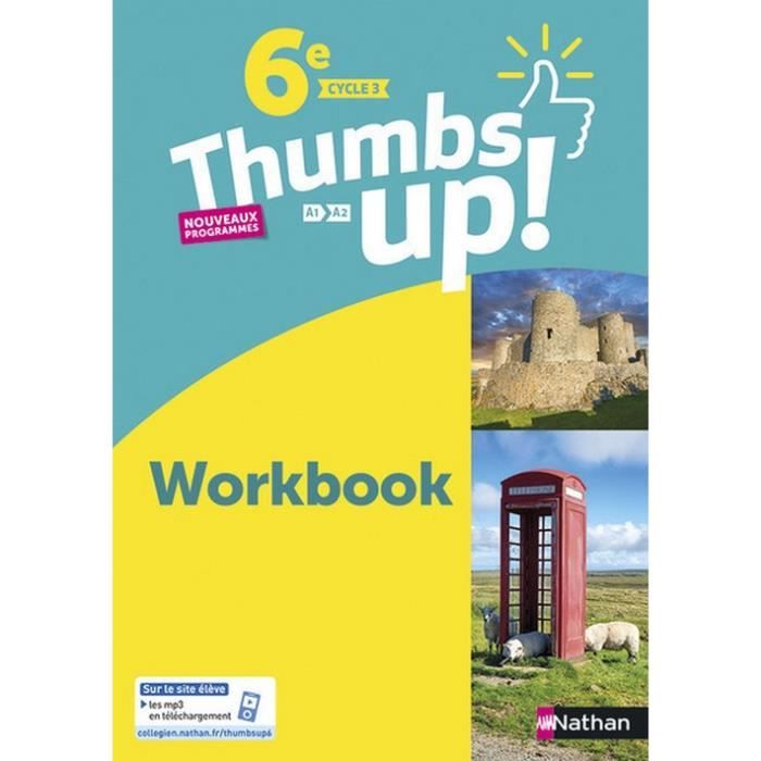 Thumbs Up ! 6eme - workbook - Cdiscount Librairie