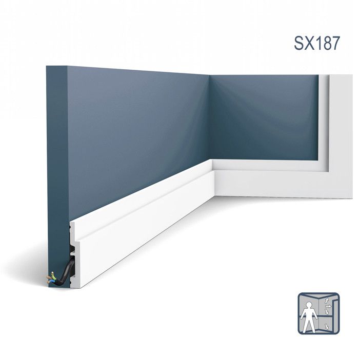 Plinthe Orac Decor SX187 MODERN HIGH LINE Plinthe Cimaise Moulure ...