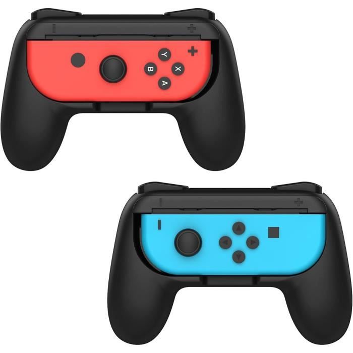 2 Pack Manette De Jeu Grips Compatible Avec Nintendo Switch, Kit De ...
