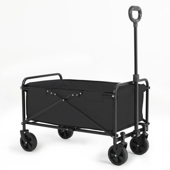 Novonova Chariot de Jardin d’Extérieur Pliable, Chariot de Transport ...