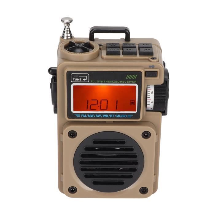 Tbest Digital Radio, Pocket Radio Music Player Backlight Subwoofer ...