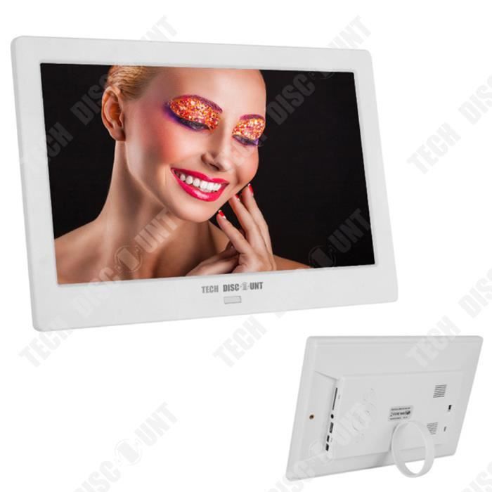 Cadre Photo Numérique - TD® - 10 pouces - Résolution 1024x600 - Ultra ...