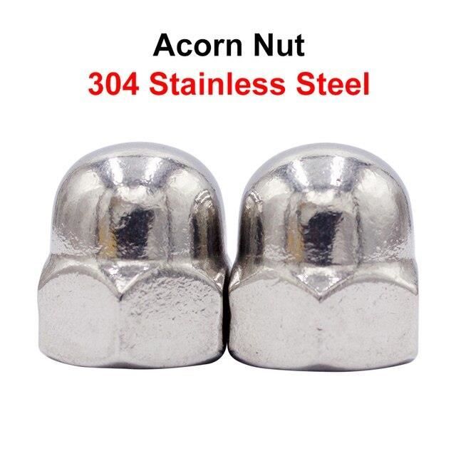 ECROU,WHITE-M20--Écrou de gland M3 M4 M5 M6 M8 M10 M12 M14 M16 M18 M20 M22 M24 201-304-316, 1 50 ...