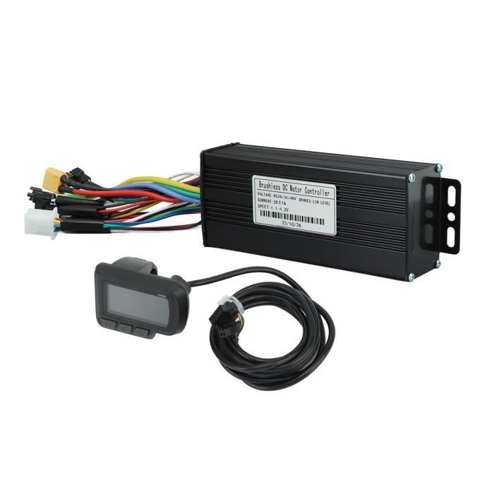 Contrôleur de moteur de vélo électrique 24V 36V 48V contrôleur d'onde sinusoïdale pouce ...