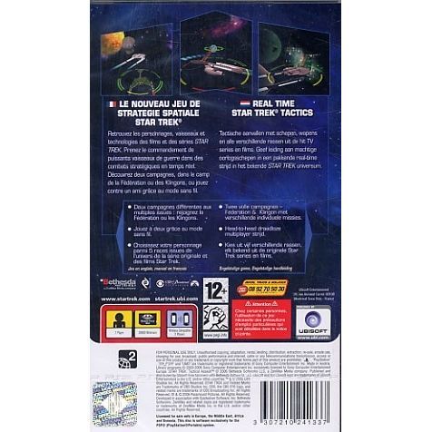 STAR TREK : Tactical assault / PSP - Cdiscount Jeux vidéo