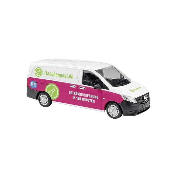 Voiture modèle Mercedes Benz Vito - Busch - H0 - Bouteille postale ...