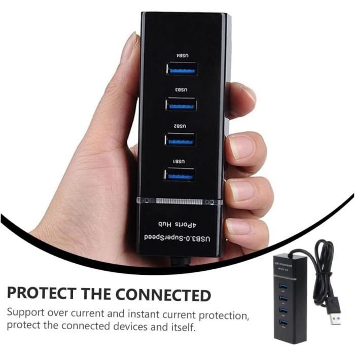 1 Pièce 4 Hub Informatique Adaptateurs De Transfert D'Expansion ...