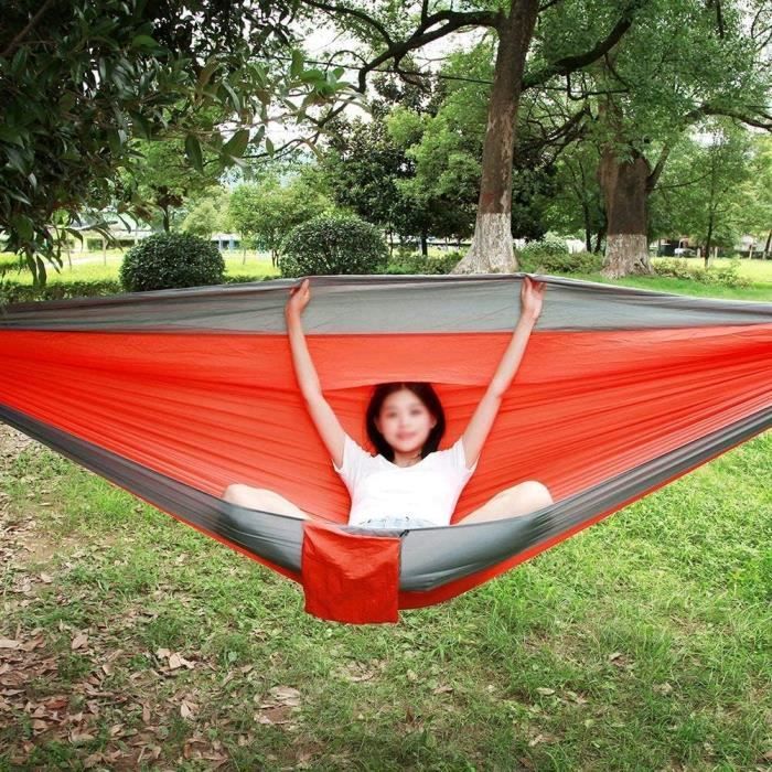 Hammock Hamac Portable Avec Lit Suspendu Simple À Sangle D'Arbre Pour ...