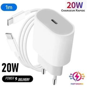 Chargeur rapide 20W - Cdiscount