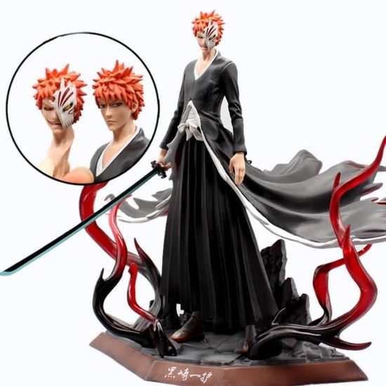 Figurine Bleach Ichigo Kurosaki Bankai figure Statue GK PVC 28Cm Collection - Cdiscount Jeux ...