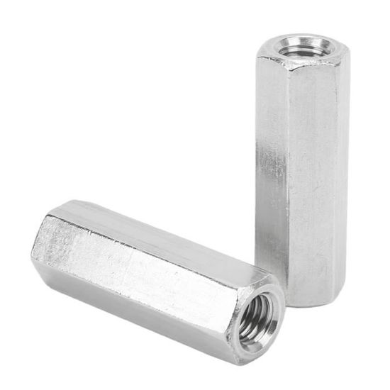 LID- écrou d'accouplement à tige hexagonale 5 pièces écrou d'accouplement hexagonal M12x1.75 ...