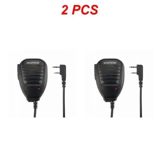 1-2PCS BaoFeng Walperforated Talkie 50km Microphone Haut-Parleur Pour ...
