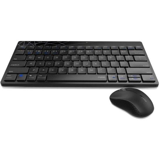 8000M Clavier Avec Souris, Ensemble De Bureau Sans Fil Avec Connexion ...