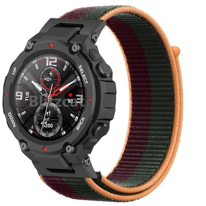 For Amazfit T-Rex - Bracelet en Nylon pour montre connectée Huami ...