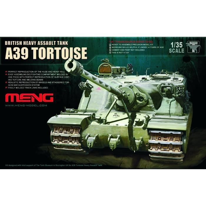 Kits De Modélisme Chars D assaut - Meng-model Ts-002 – British A39 ...