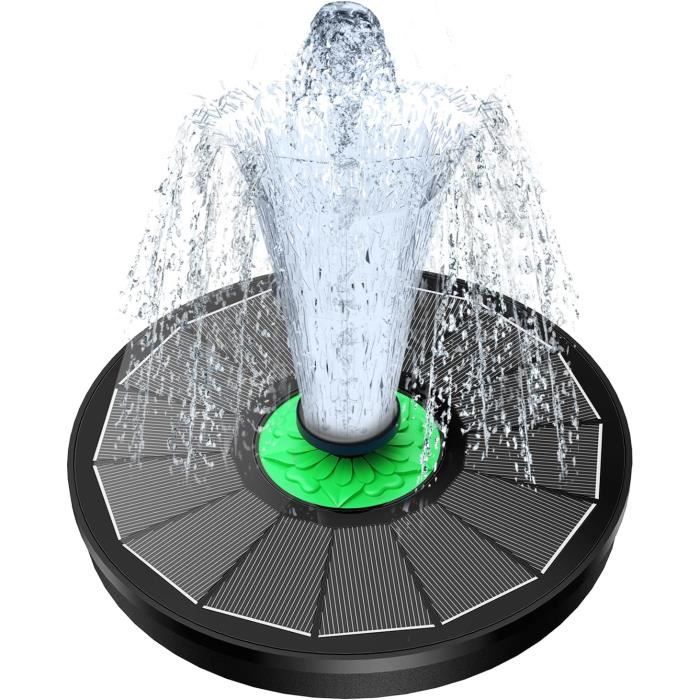 Fontaine Solaire Extérieur 3.5W 2024 Upgraded,Solaire Flottant Fontaine ...