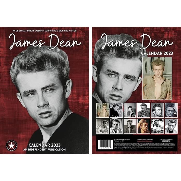 James Dean Calendrier 2023[592] - Cdiscount Maison