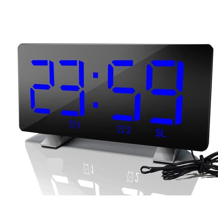 Reveil Projecteur Plafond Numerique, FM Radio-réveil avec Projection ...