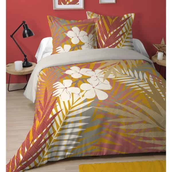 Housse de couette Manua, Thème nature, Multicolore, Adulte, 220x240cm ...