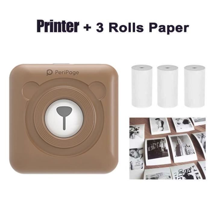 Mini-imprimante Photo Portable A6 - Printer 3 - Bluetooth - Couleur ...