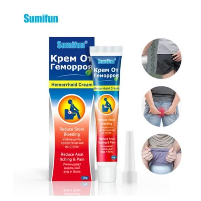 Crème Dhémorroïdes à Base De Plantes Sumifun Traitement Efficace Des