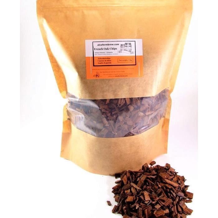 AlcoFermBrew Copeaux de chêne - Intense - 1kg Arôneo Chêne Français ...