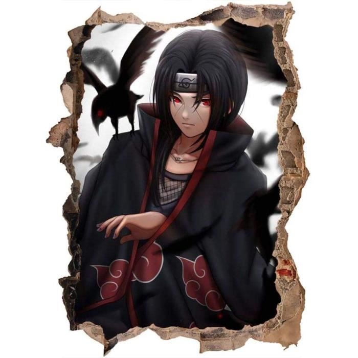 3D Sticker Mural Naruto Japonais De Bande Dessine Voiture Kurama ...