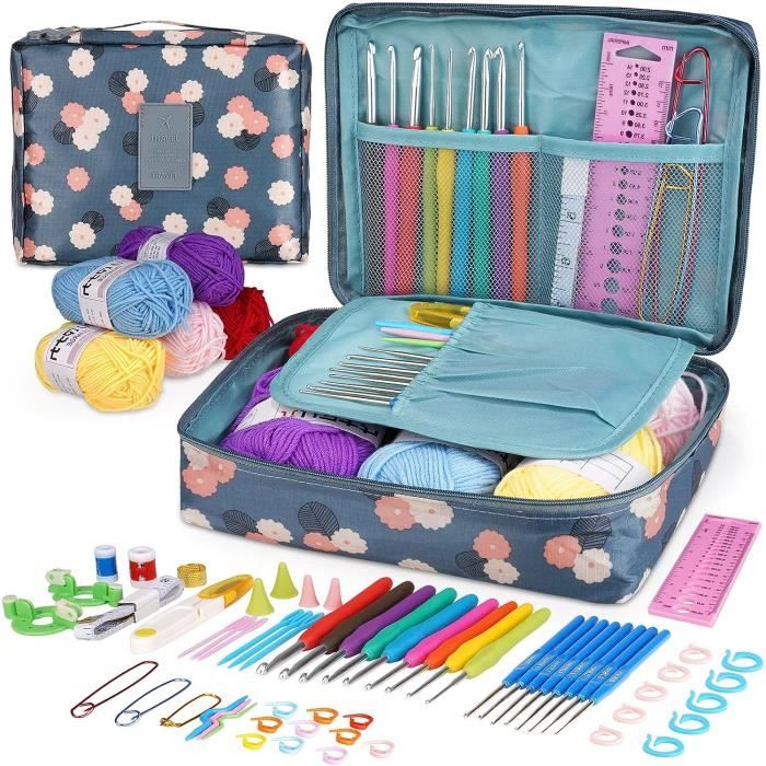 Kit de Crochet - DASINKO - 65 Crochets - Métal - Accessoires Inclus ...