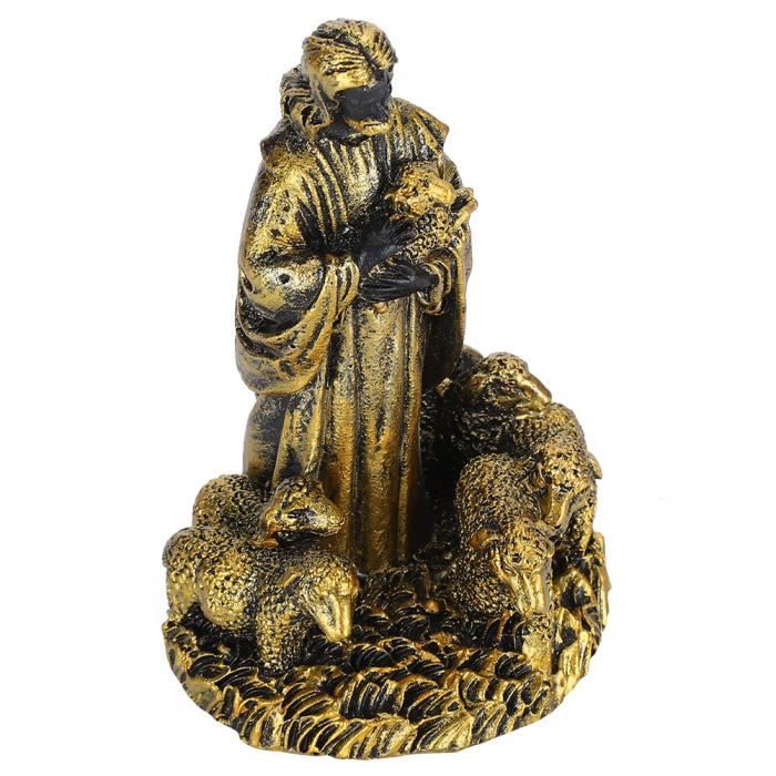 GOTOTOP Jesus Statue Ornaments, Resin Jesus Statue, Resin Figurine ...