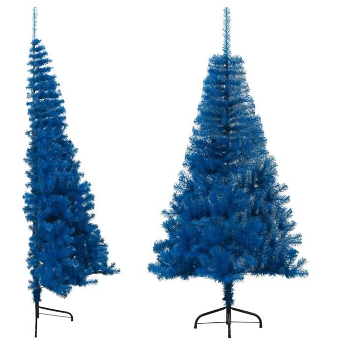 Demi sapin de Noël artificiel - SALUTUYA - BD07630 - 180 cm - PVC ...