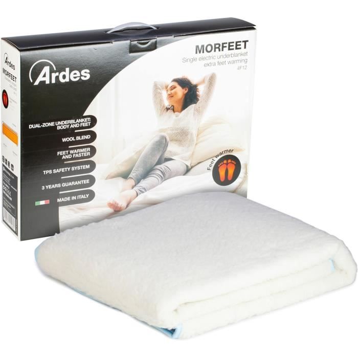 Ar4F23 Chauffe-Lit 2 Places Électrique Morfeet Couverture Chauffante ...