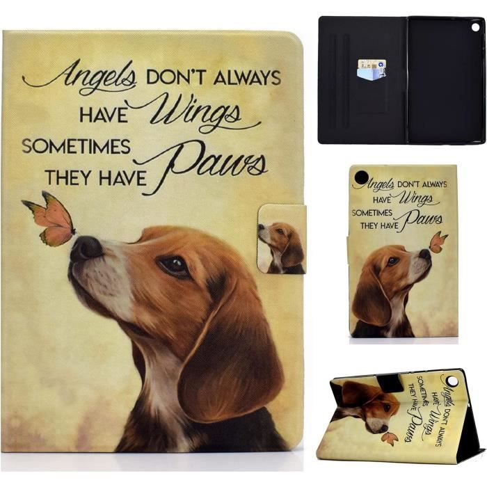 Étui Pour Tablette Pour Lenovo Tab M10 Plus 3E Génération En Cuir Pu Support Folio Cover Étui De ...