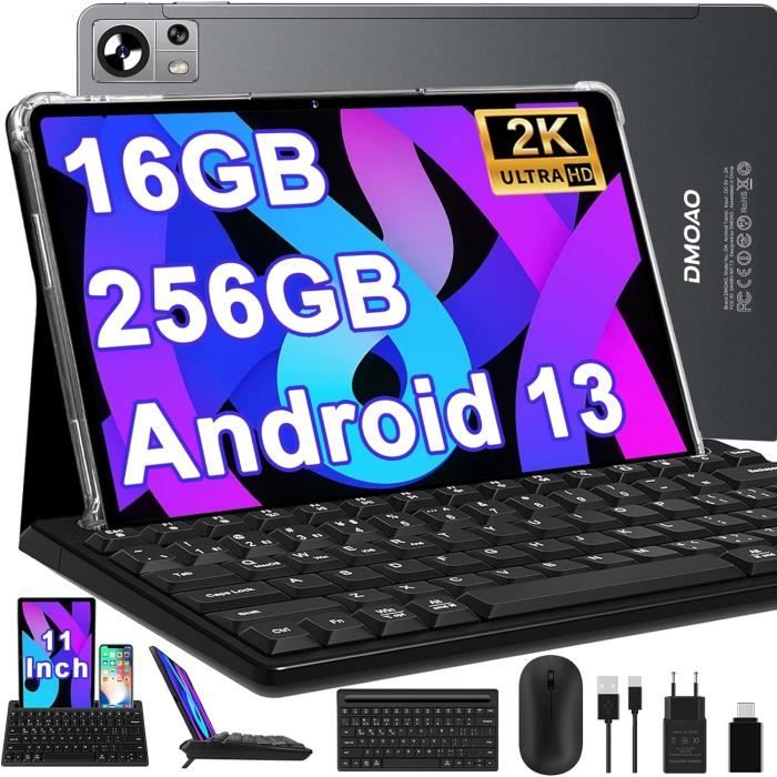 Tablette Android 13 Avec 11 Pouces 2K Écran, Trois Caméras 5Mp+13Mp+2Mp, Fhd Tablette Tactile ...