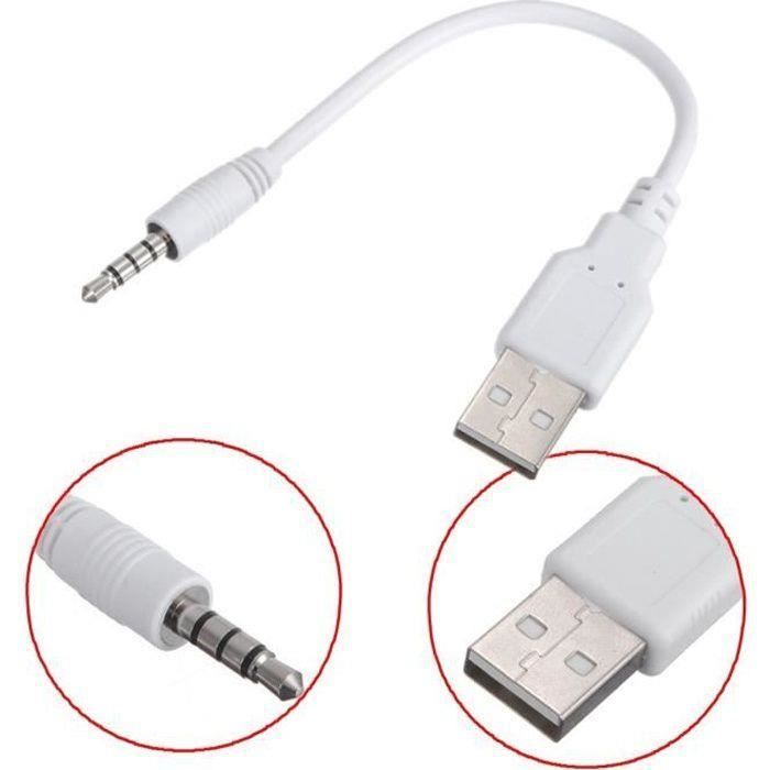 CE00362- USB Chargeur Sync Jack Adaptateur Câble Pour iPod Shuffle 2 ...